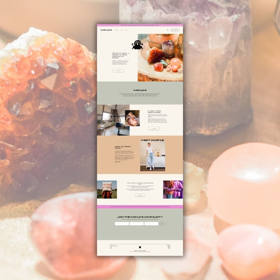 Mayumi Holistic Wellbeing | Brand & Website Design — Salt & Chalk Studio