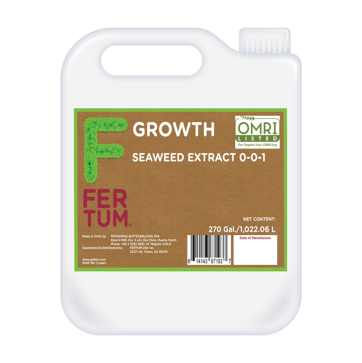 FERTUM® Growth Seaweed Extract 0-0-1 — Fertum Bio