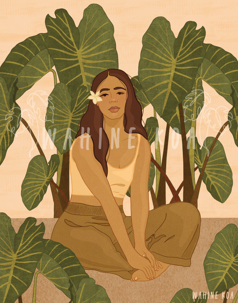 "The Royal Wahine" Print — Wahine Koa