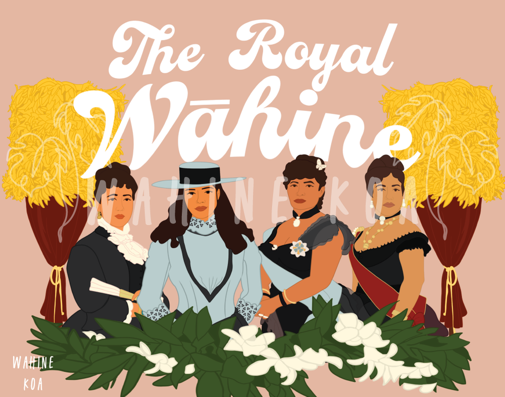 "Embracing Wahine" Print — Wahine Koa
