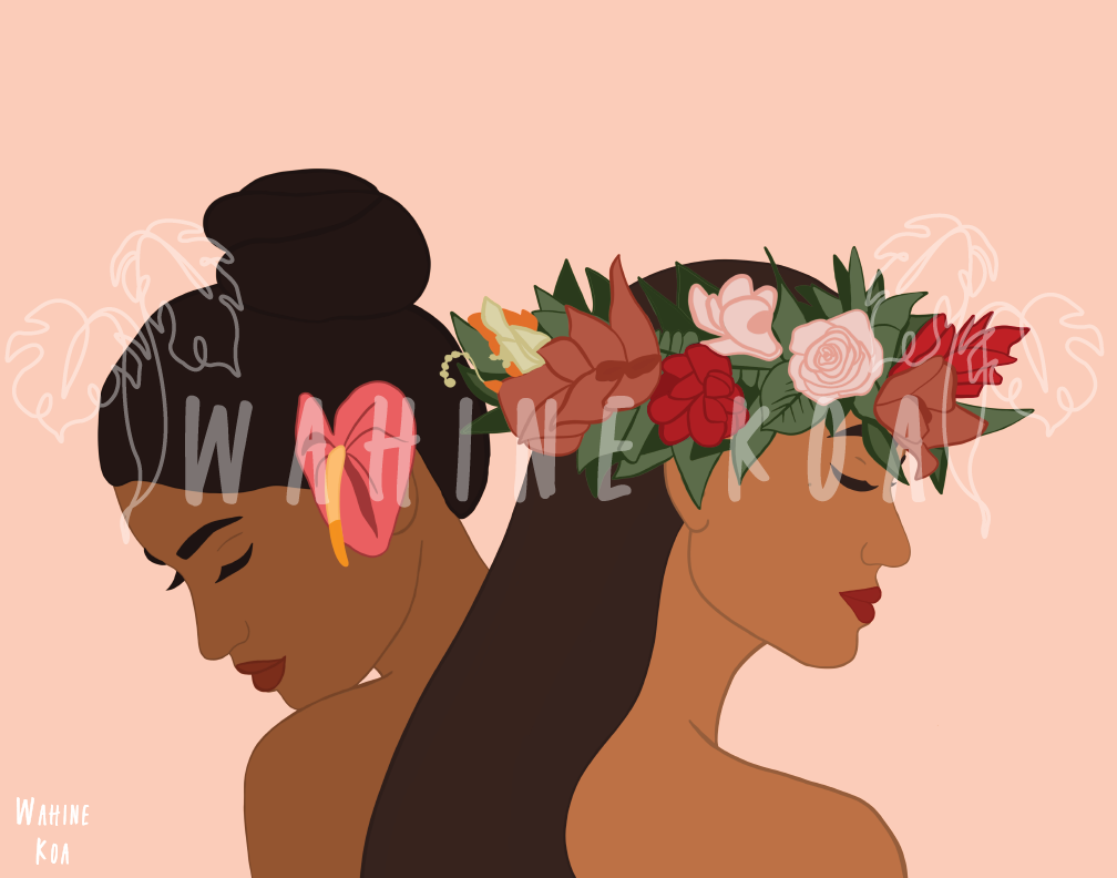 "The Royal Wahine" Print — Wahine Koa
