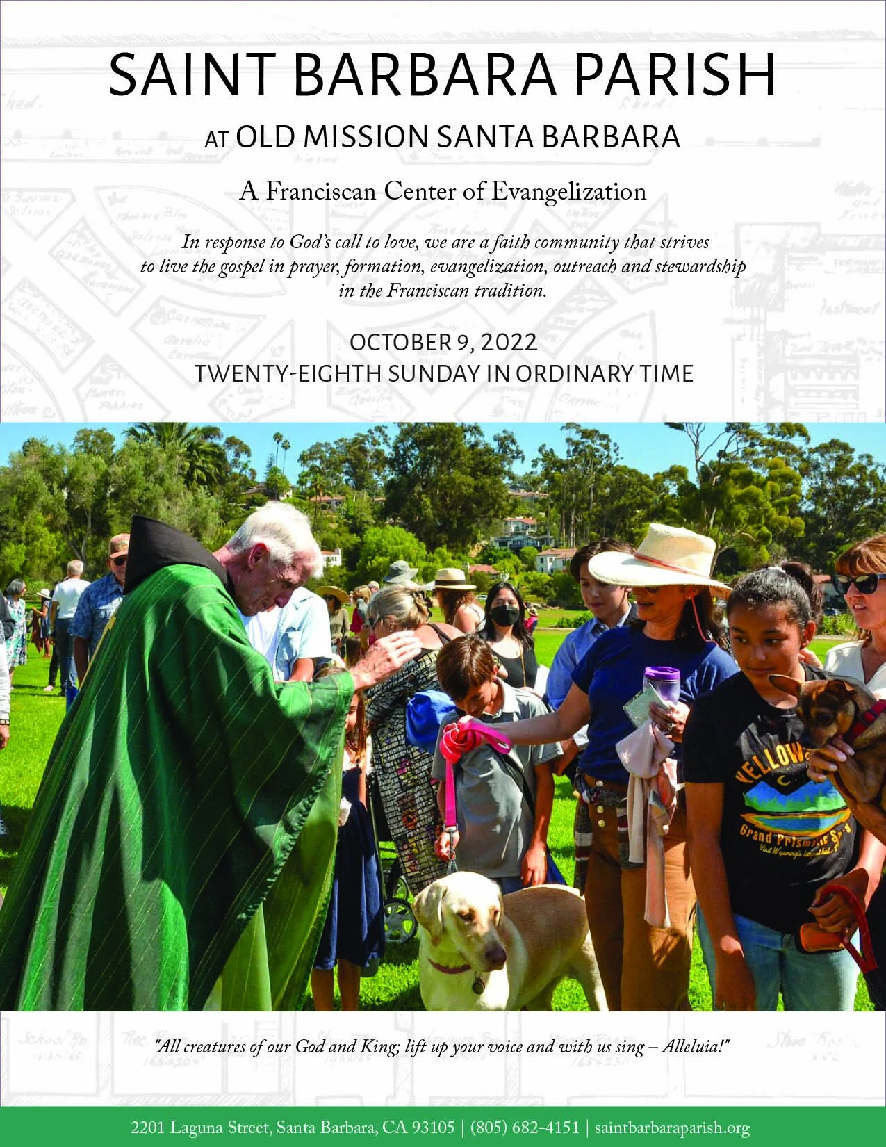 October 9, 2022 — St. Barbara Parish