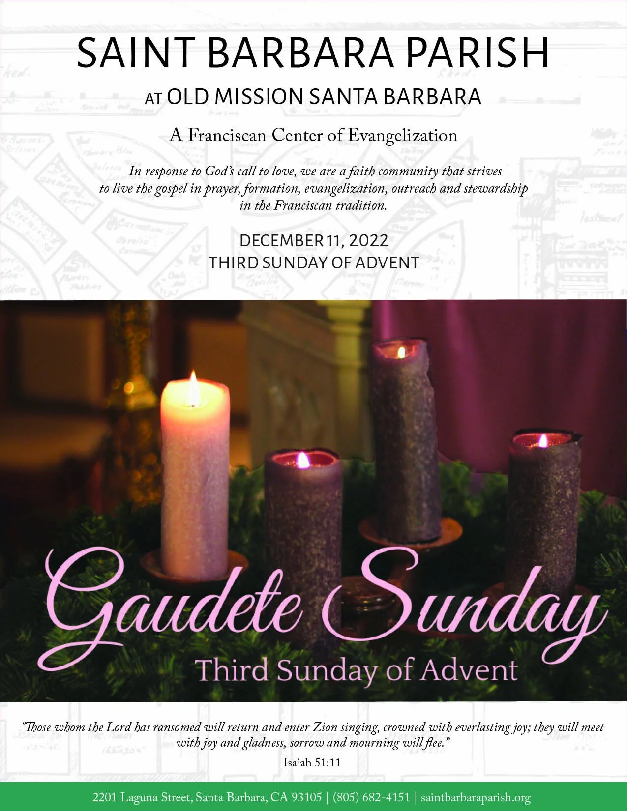 December 11, 2022 — St. Barbara Parish