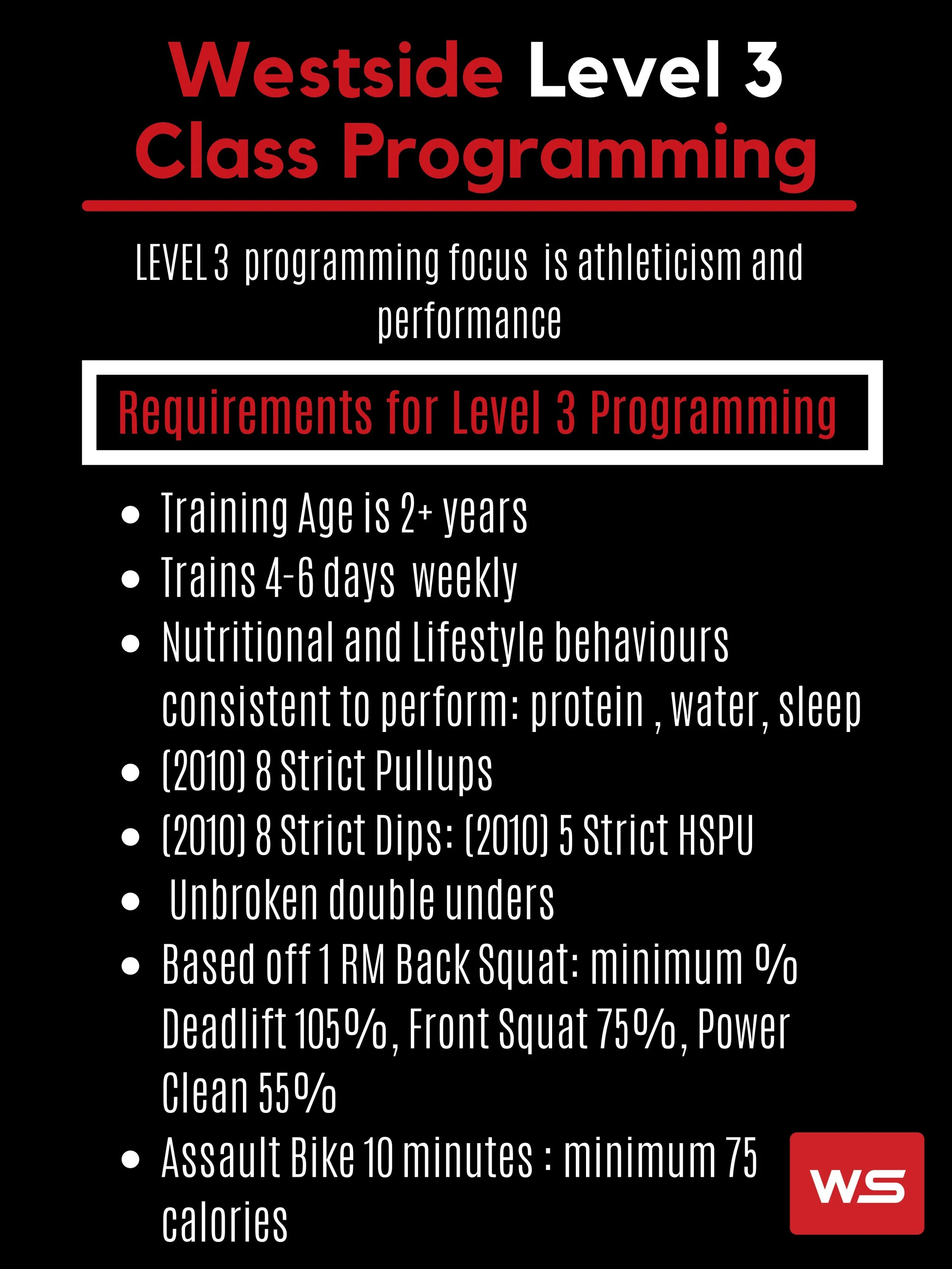 General 2 — Westside-Training