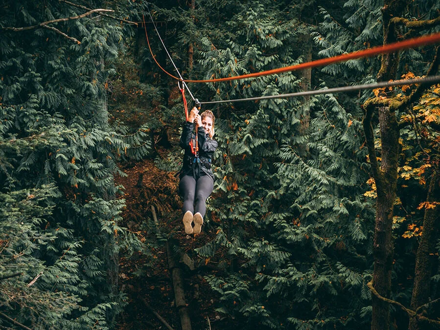 Victoria, BC Canada — Adventure Zipline Course — WildPlay