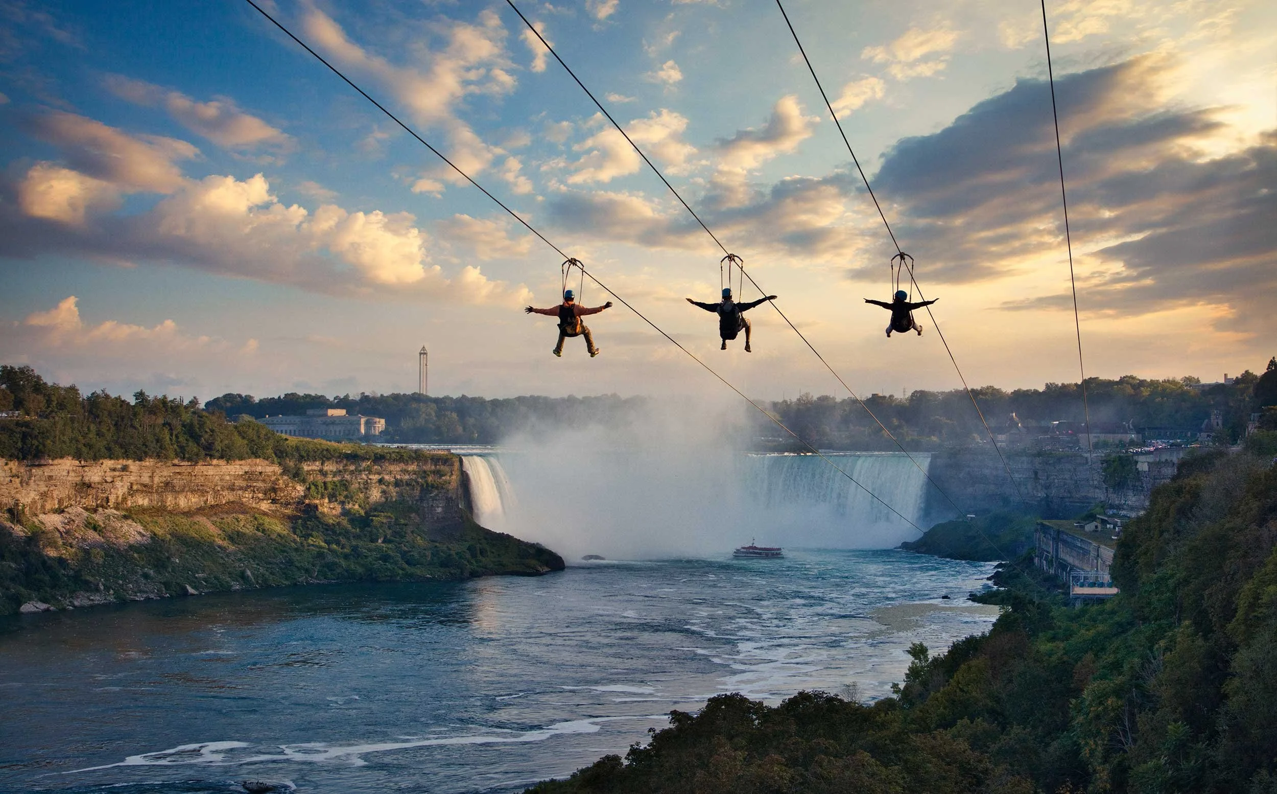 Zipline to the Falls, Niagara Falls, ON — WildPlay