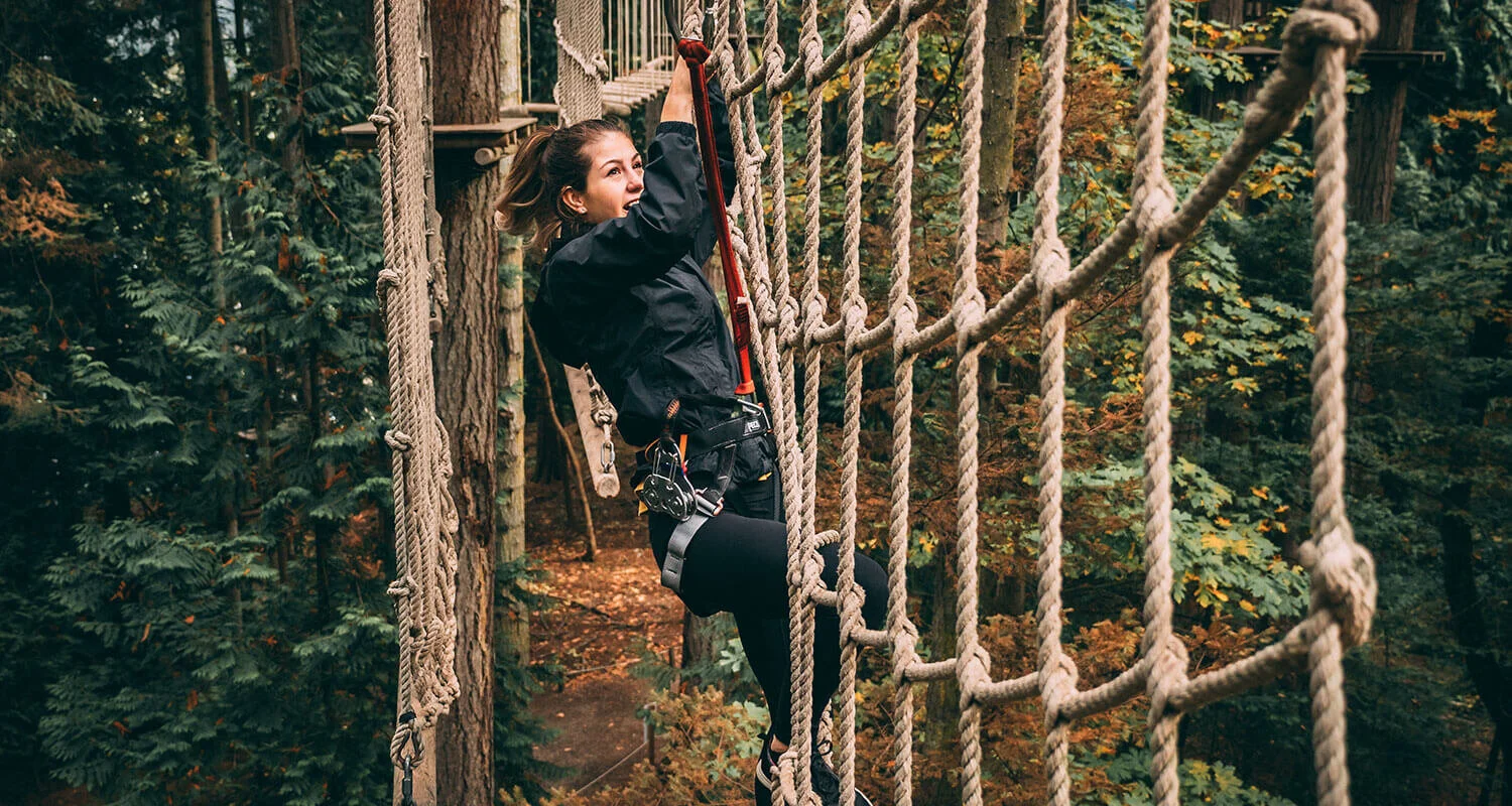 Victoria, BC Canada — Adventure Zipline Course — WildPlay