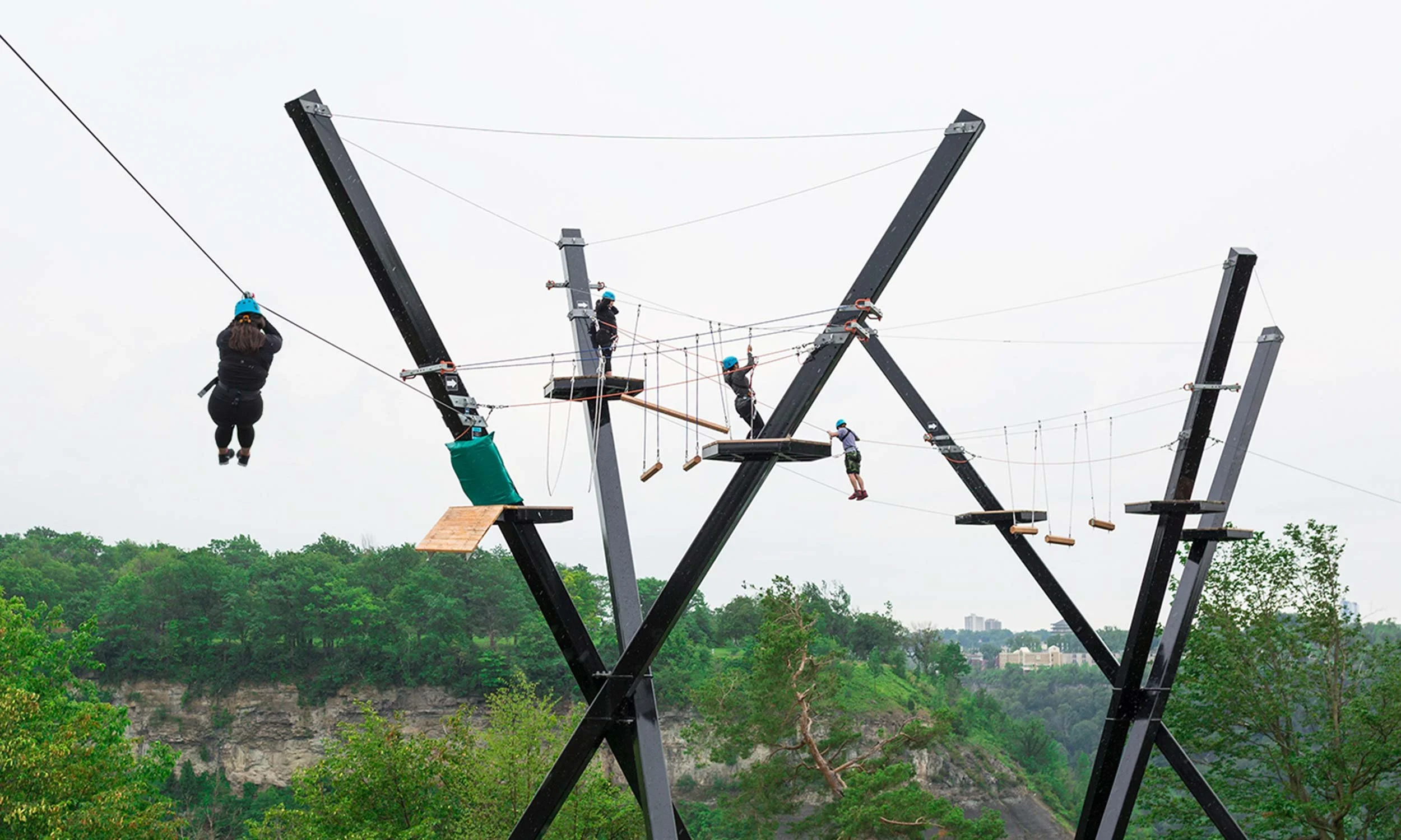 Niagara Falls, Ontario Canada — Adventure Zipline Course — WildPlay