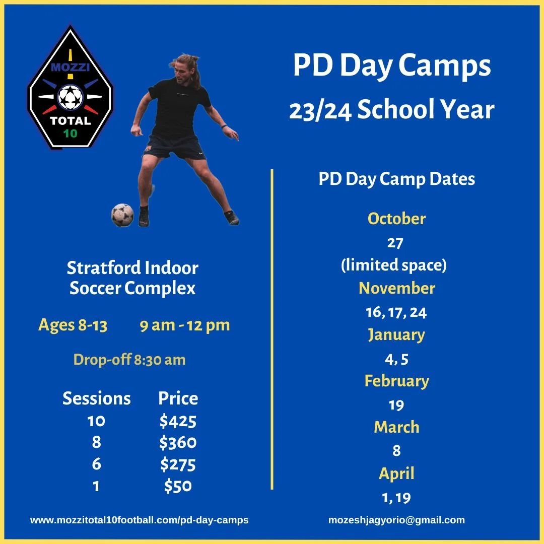 PD Day Camps — MOZZI TOTAL 10 FOOTBALL