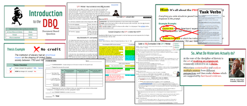 Topic 1 Intro to the DBQ and S.P.Y. — Empowering Histories