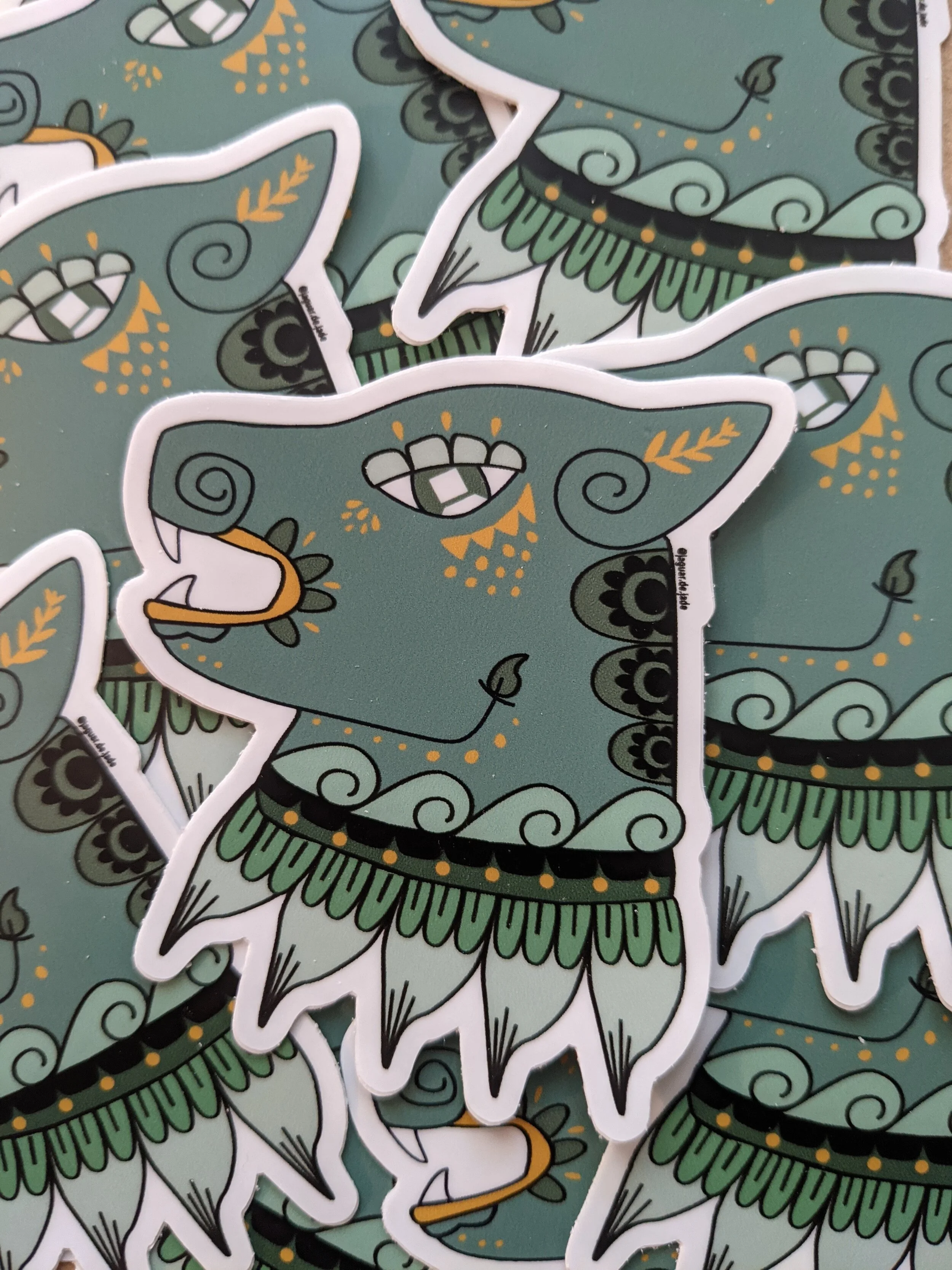 Yucca Sticker — Jaguar de Jade