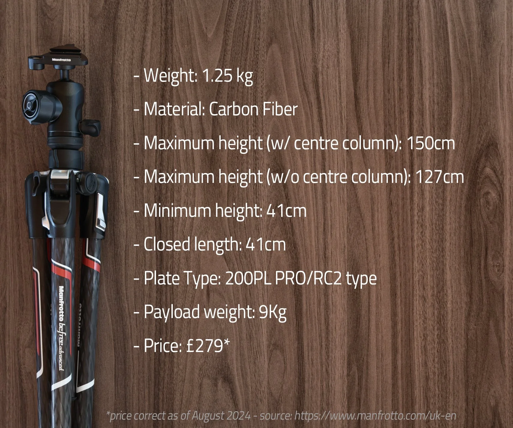 Manfrotto Befree Advanced tripod review | Trevor Sherwin Photography