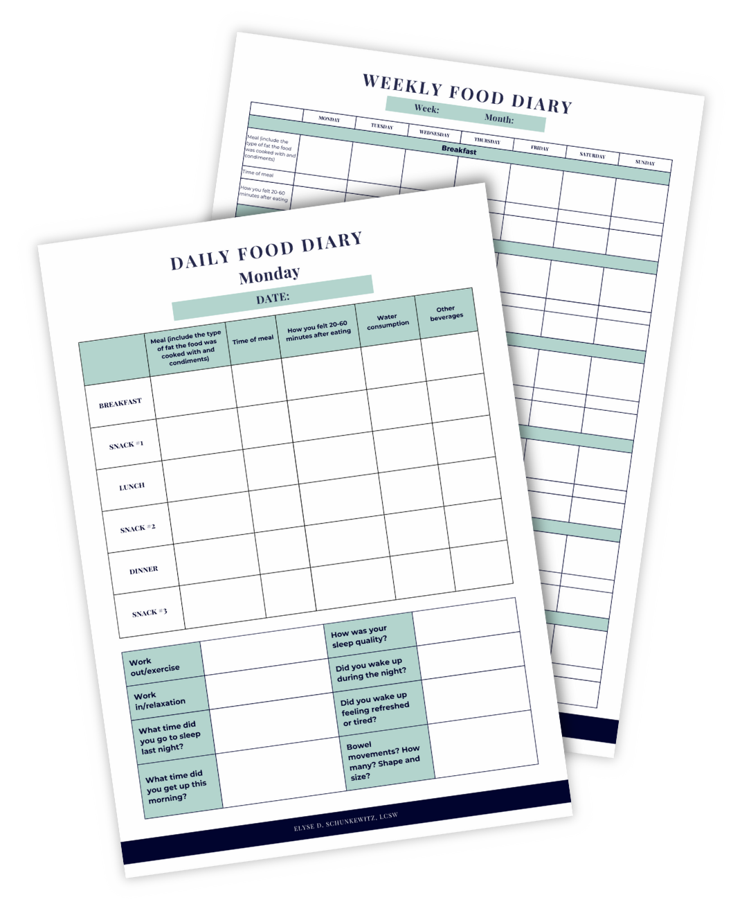 FREE Nutrition & Mental Health Guide — Elyse D. Schunkewitz, LCSW