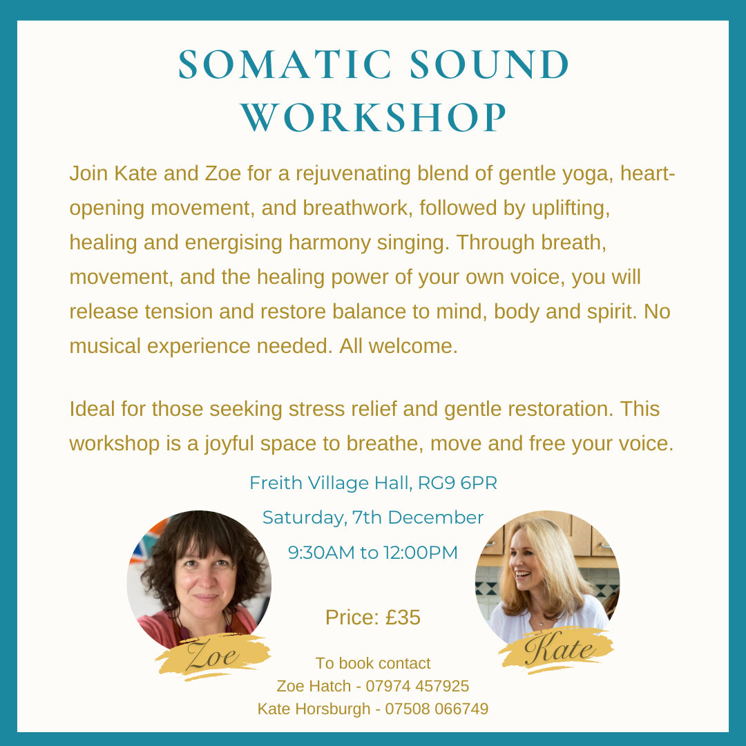 Somatic Sound Workshops — Sound & Song C.I.C.