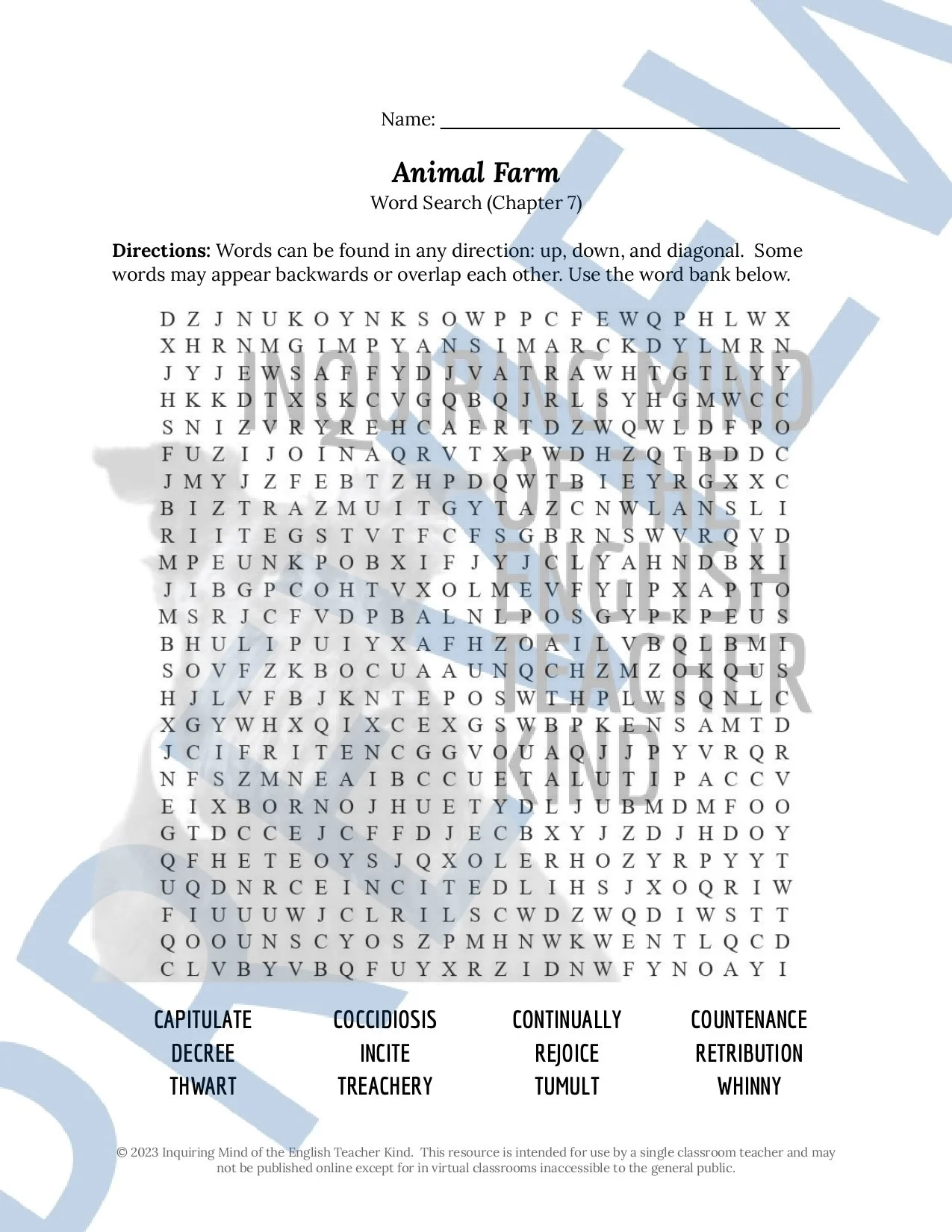 Animal Farm by George Orwell Quiz, Close Reading, and Summative Project ...