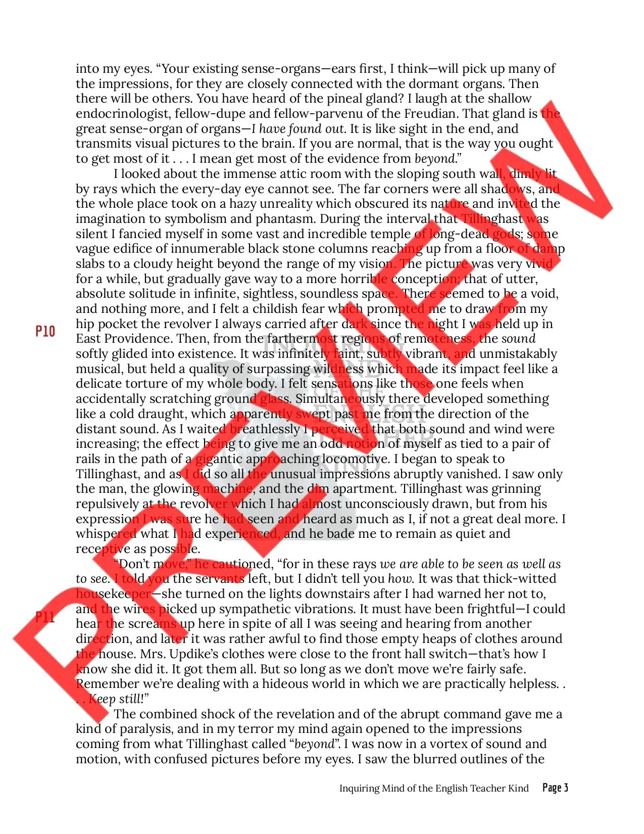 "The Cats of Ulthar" by H.P. Lovecraft Quiz, Close Reading, and ...