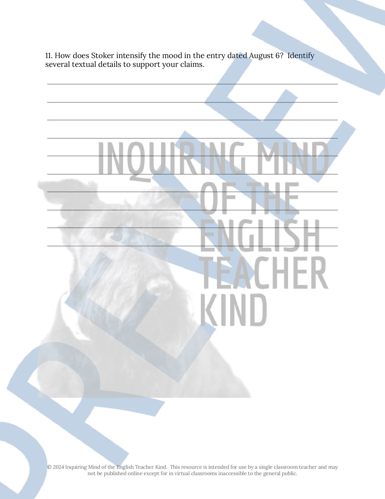 Dracula by Bram Stoker Chapters 5-7 Quiz, Close Reading Worksheets, and ...