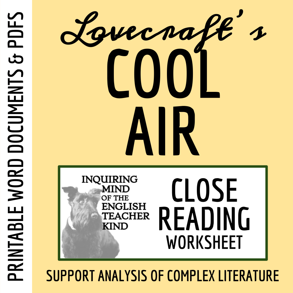 "The Cats of Ulthar" by H.P. Lovecraft Quiz, Close Reading, and ...
