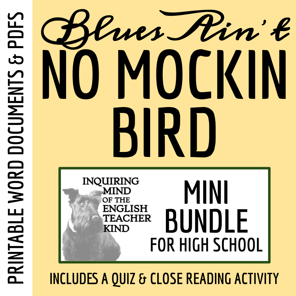 "Blues Ain't No Mockin Bird" by Toni Cade Bambara Quiz and Close ...