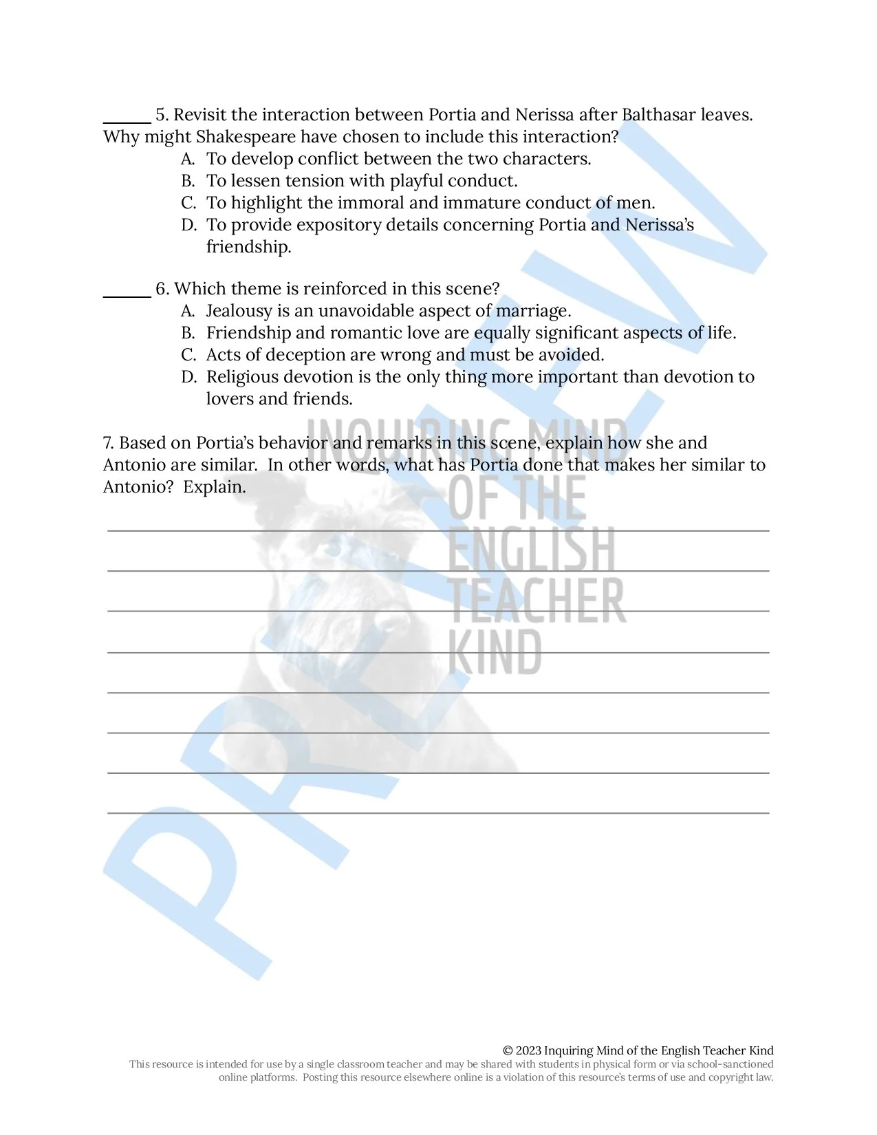 The House on Mango Street Close Reading Worksheet on Mango Says Goodbye ...