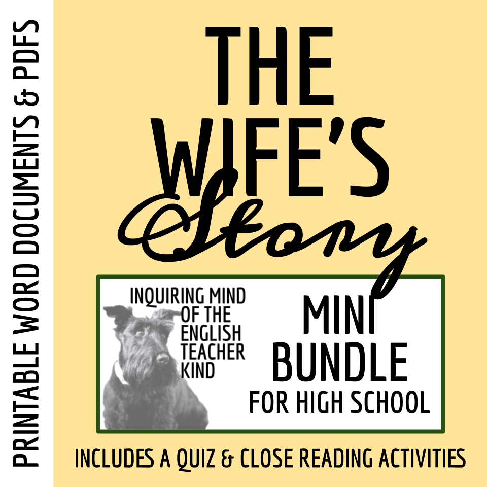 "The Wife's Story" by Ursula K. Le Guin Quiz and Close Reading ...