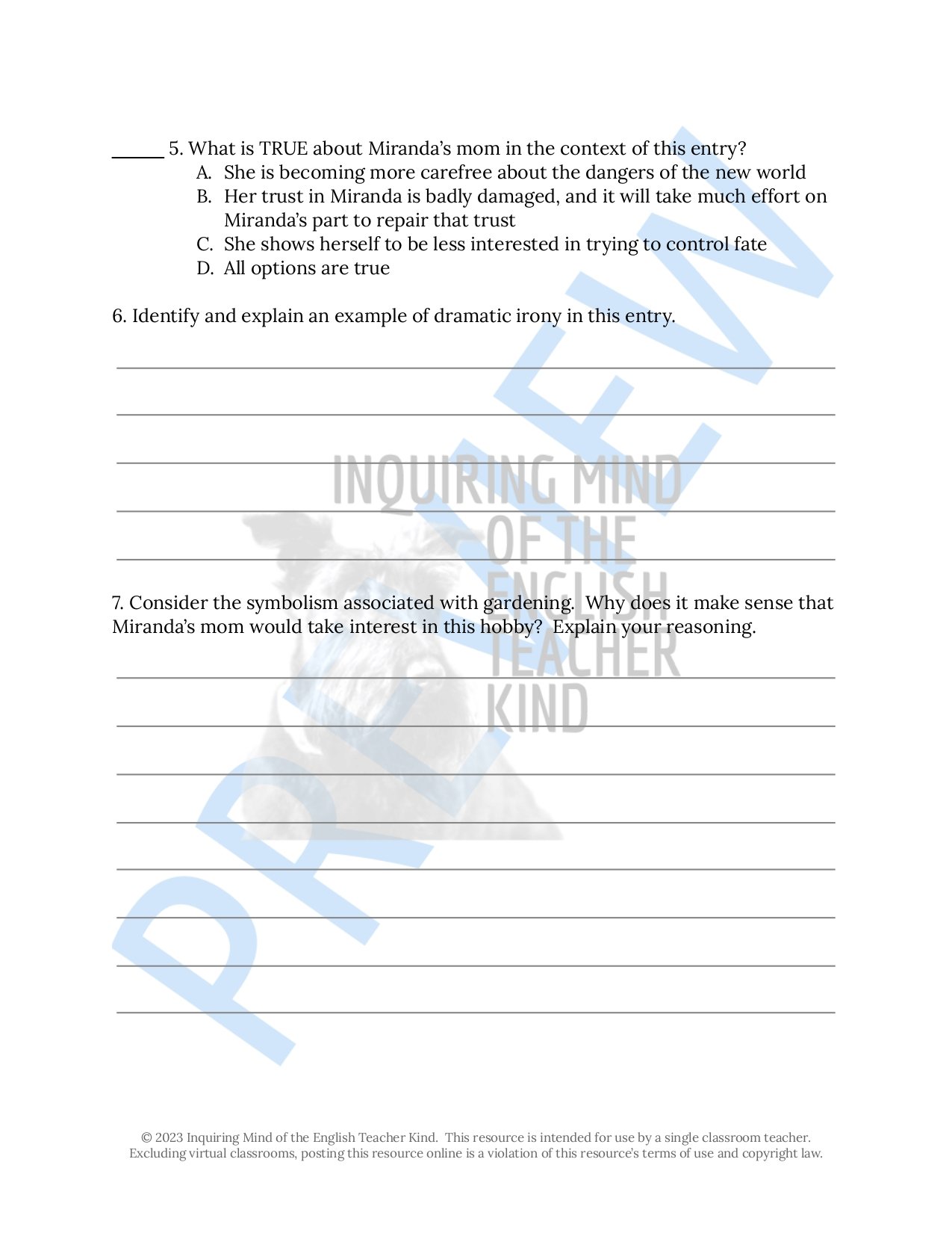 Life As We Knew It by Susan Beth Pfeffer Close Reading Worksheets ...