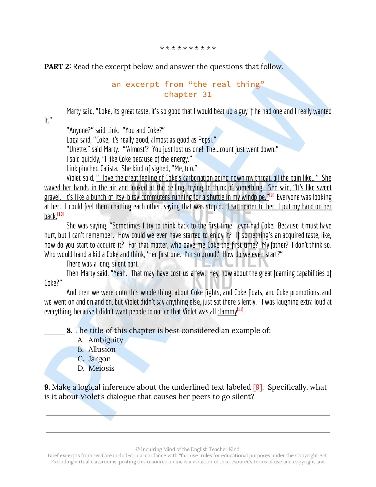 "Sweat" by Zora Neale Hurston Quiz and Close Reading Worksheet Bundle ...