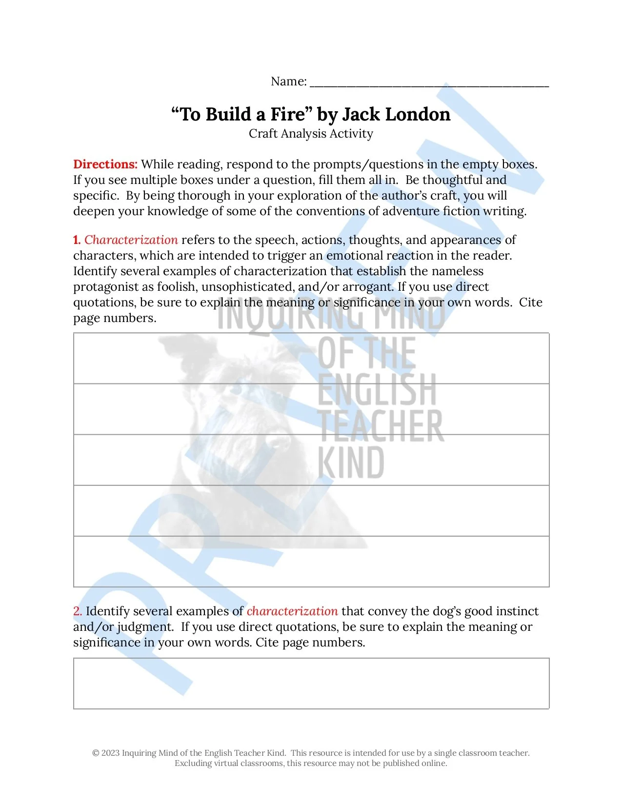 Grammar Worksheet on Loaded Language with Answer Key — Inquiring Mind ...