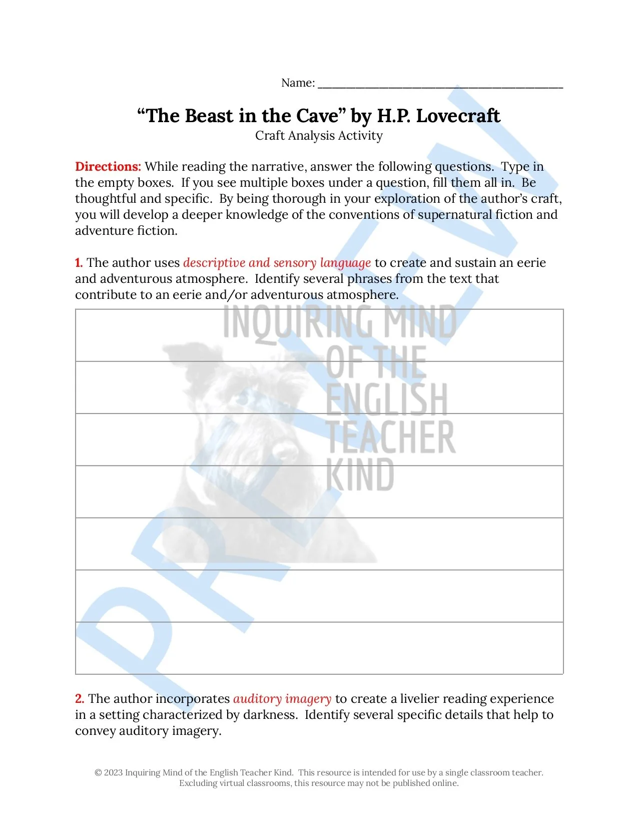 Grammar Worksheet on Loaded Language with Answer Key — Inquiring Mind ...