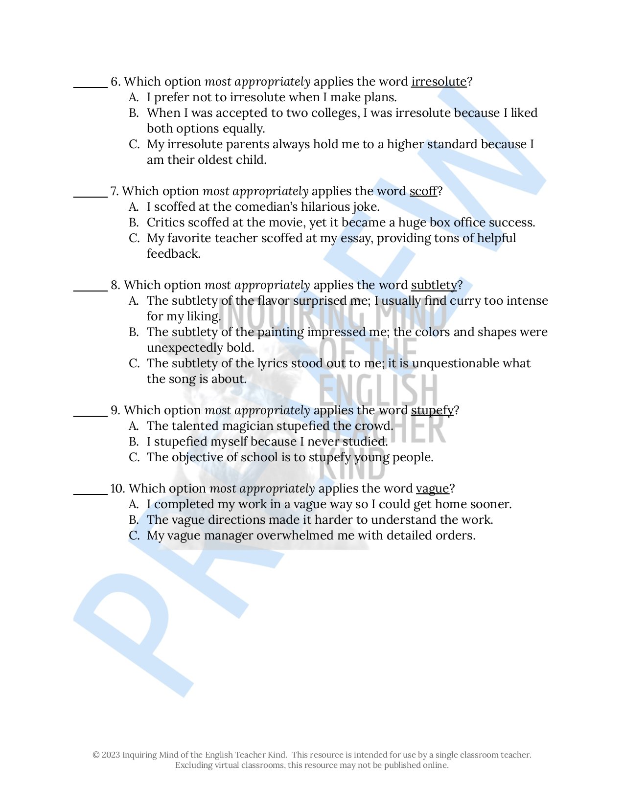 The War of the Worlds by H.G. Wells Vocabulary Games and Activities ...