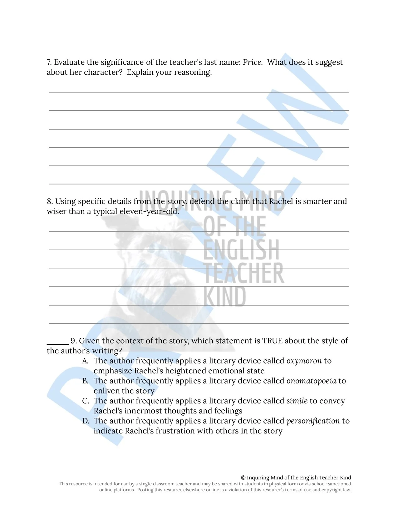 Really Short Short Stories Bundle of Time-Fillers for High School ...