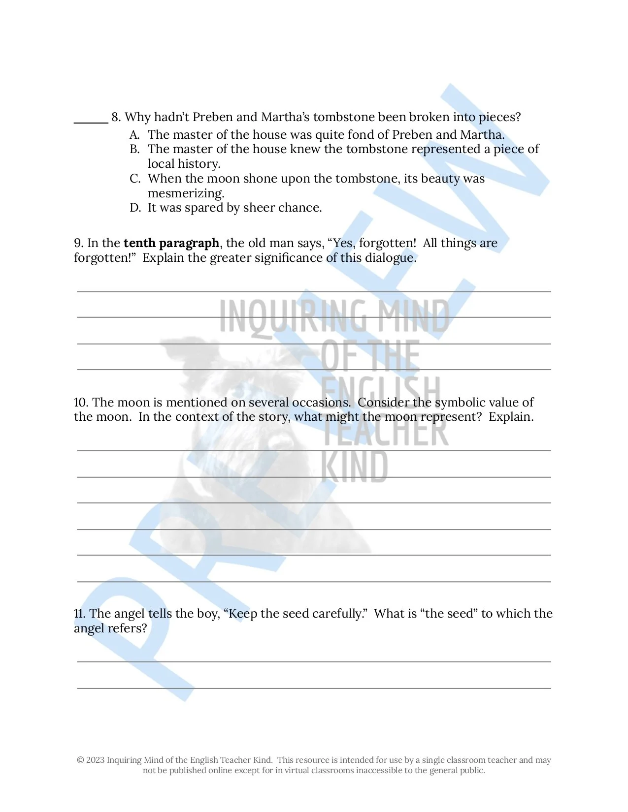 "The Red Shoes" by Hans Christian Andersen Quiz and Close Reading ...