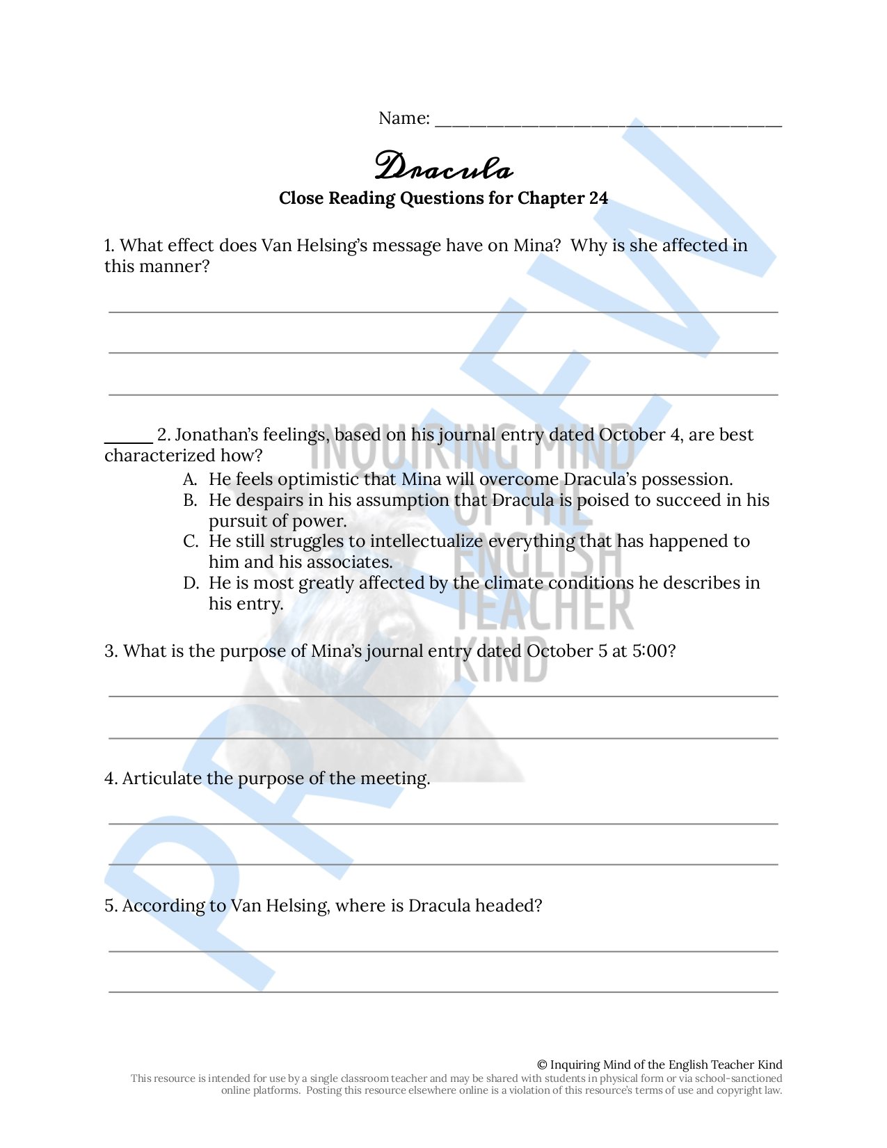 "The Birds" by Daphne du Maurier Quiz, Close Reading, and Vocabulary ...