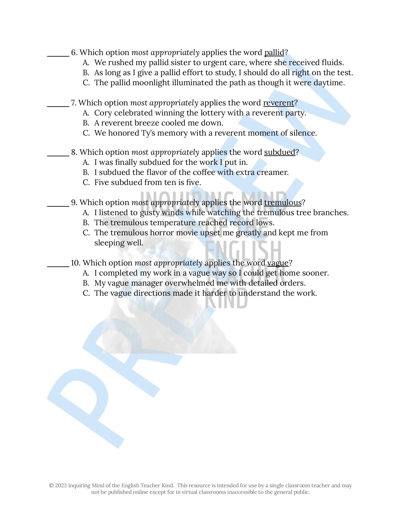 "Hop Frog" by Edgar Allan Poe Quiz, Close Reading, and Vocabulary ...