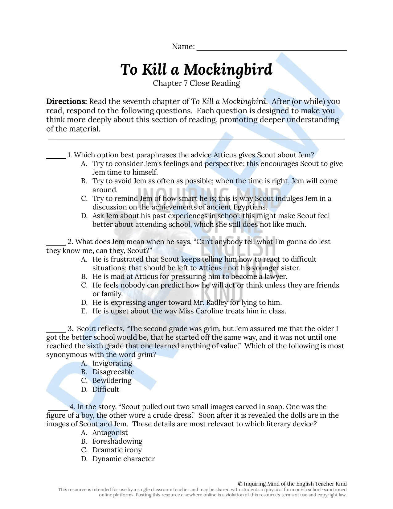 "The Leap" by Louise Erdrich Quiz, Close Reading, and Vocabulary Games ...