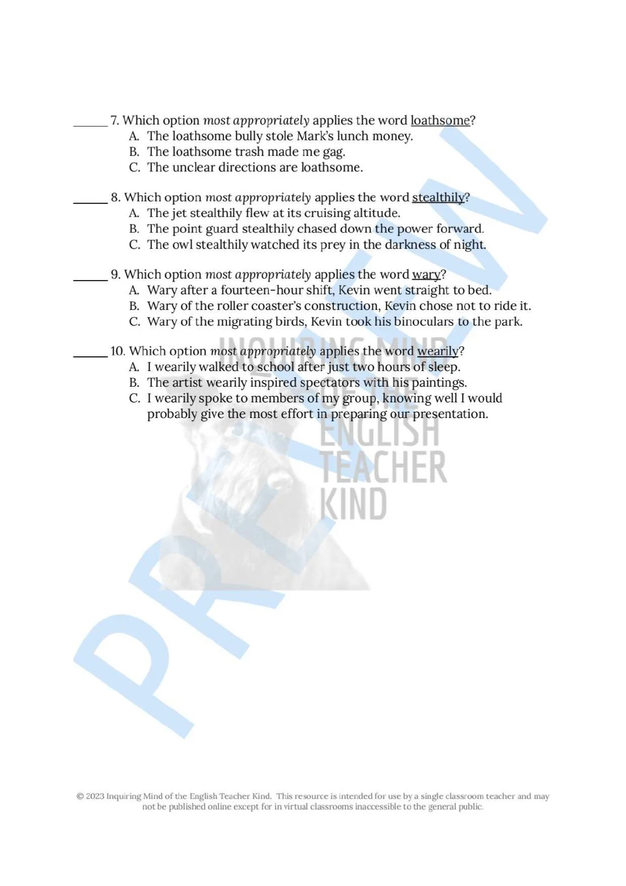 The Hobbit Quiz, Close Reading, and Vocabulary Games Bundle (Chapters 6 ...