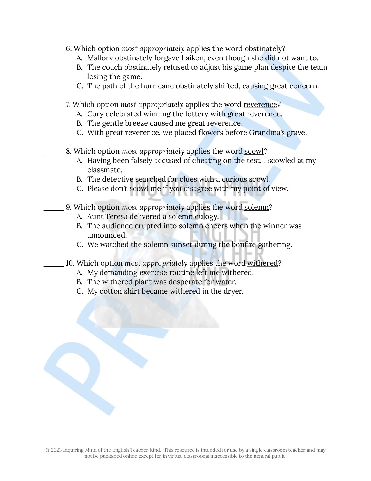 The Adventures of Huckleberry Finn Quiz and Answer Key Bundle ...