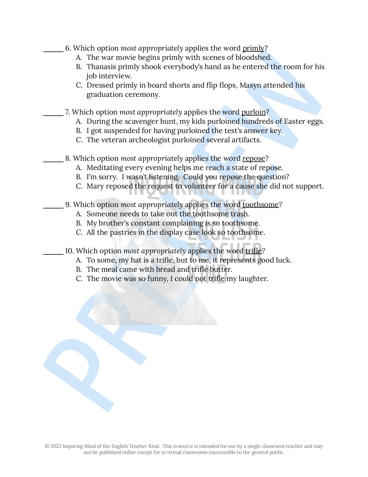 The Adventures of Huckleberry Finn Quiz and Answer Key Bundle ...