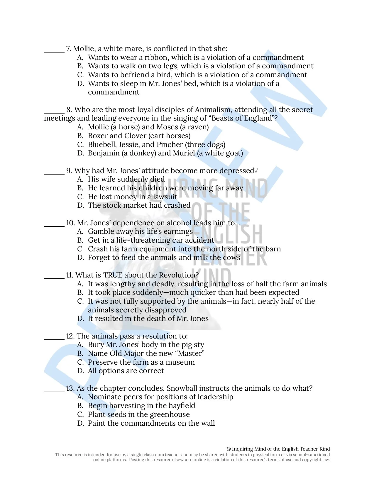 Grammar Practice Worksheet on Misplaced and Dangling Modifiers for High ...