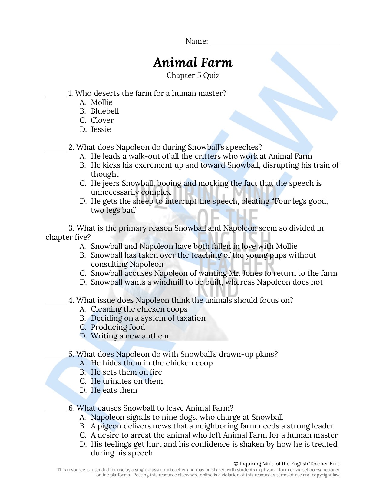Grammar Practice Worksheet on Misplaced and Dangling Modifiers for High ...