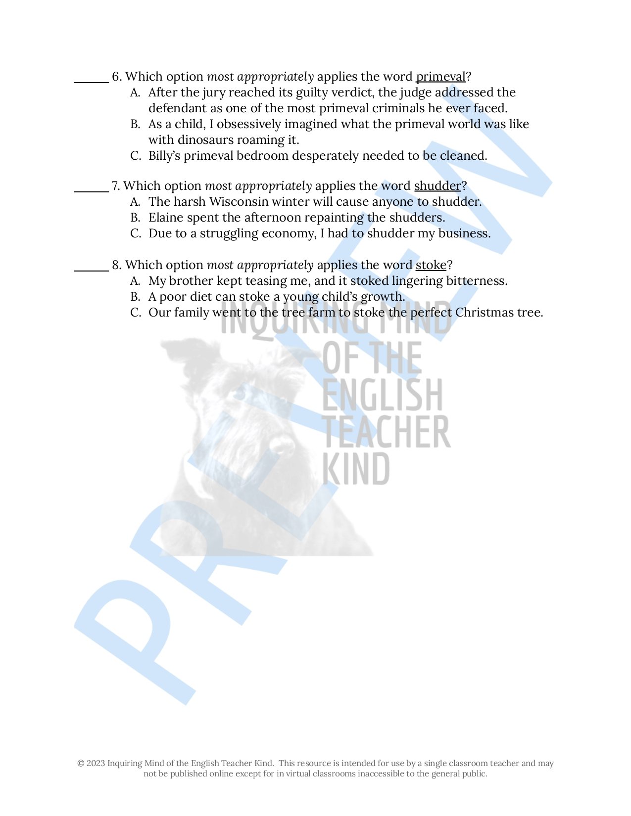 "The Fog Horn" by Ray Bradbury Quiz, Close Reading, and Vocabulary ...