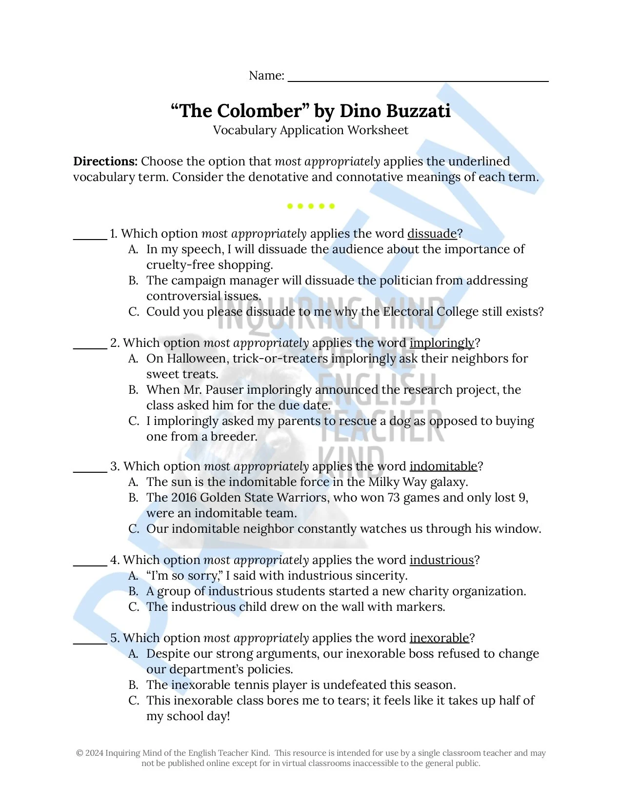 "The Little Mermaid" Quiz, Close Reading Activities, and Vocabulary ...
