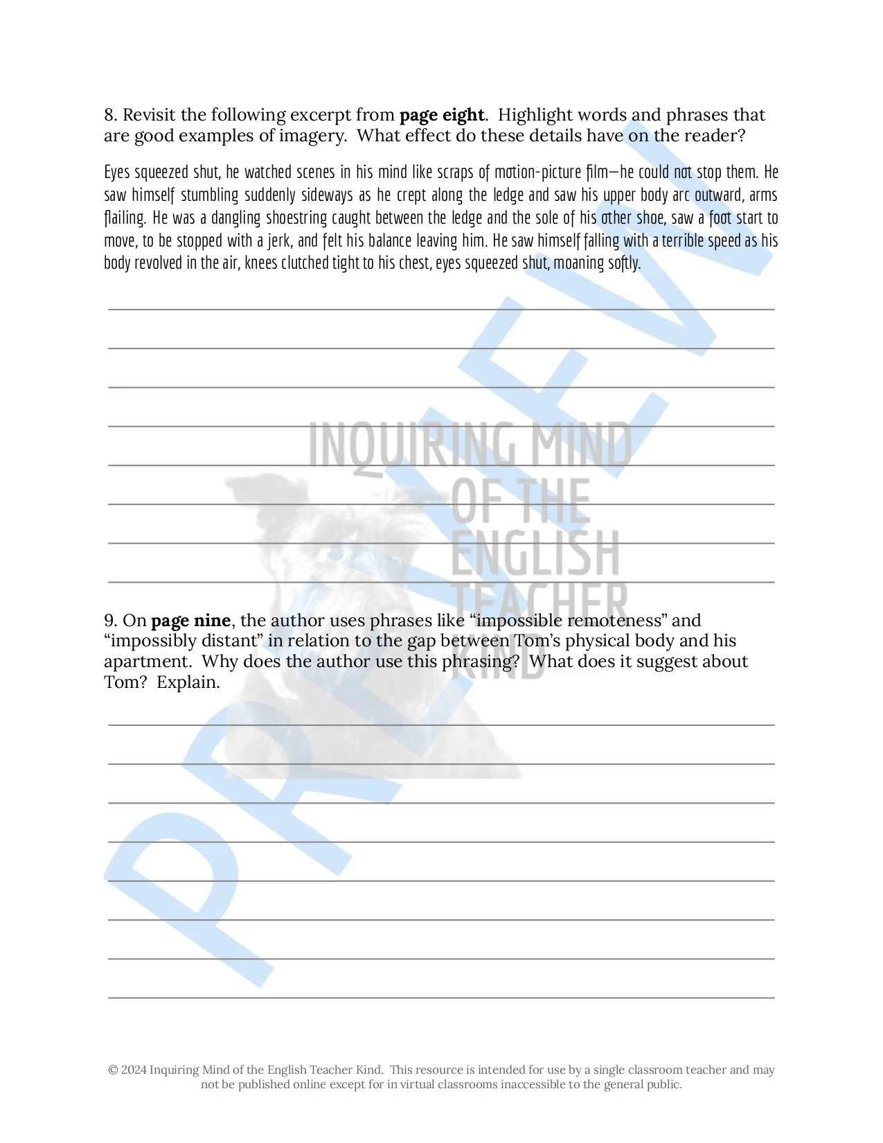 "Contents of the Dead Man's Pocket" by Jack Finney Quiz, Close Reading ...