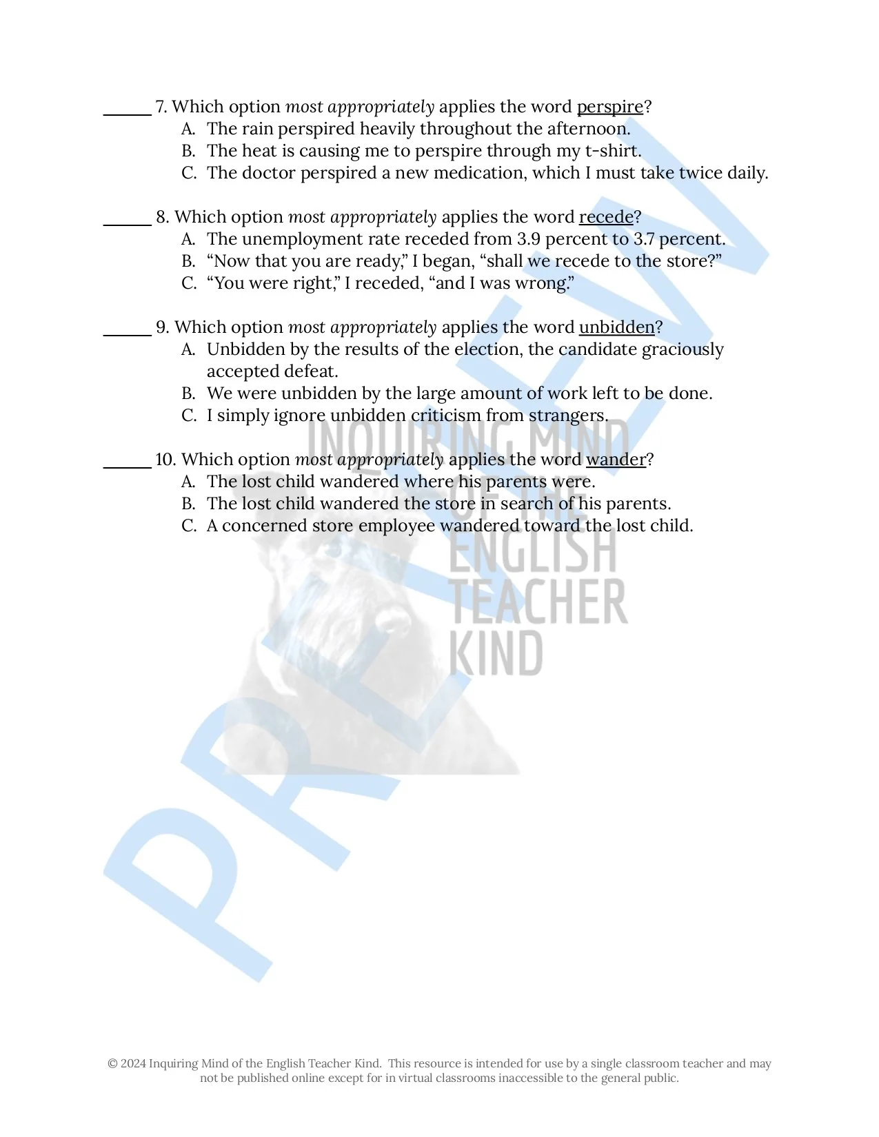 "Dark They Were and Golden Eyed" Quiz, Close Reading, and Vocab Games ...