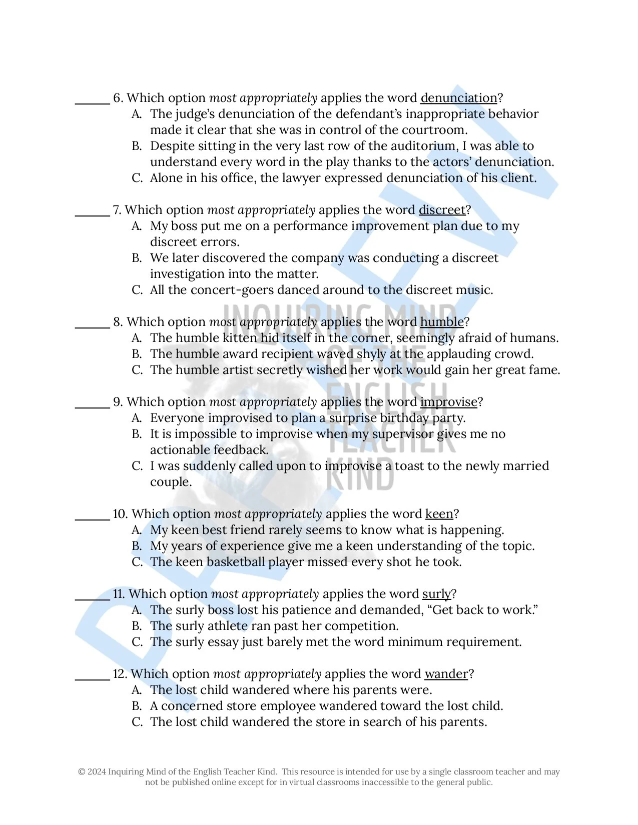 Ender's Game by Orson Scott Card Vocabulary Games Bundle for High ...