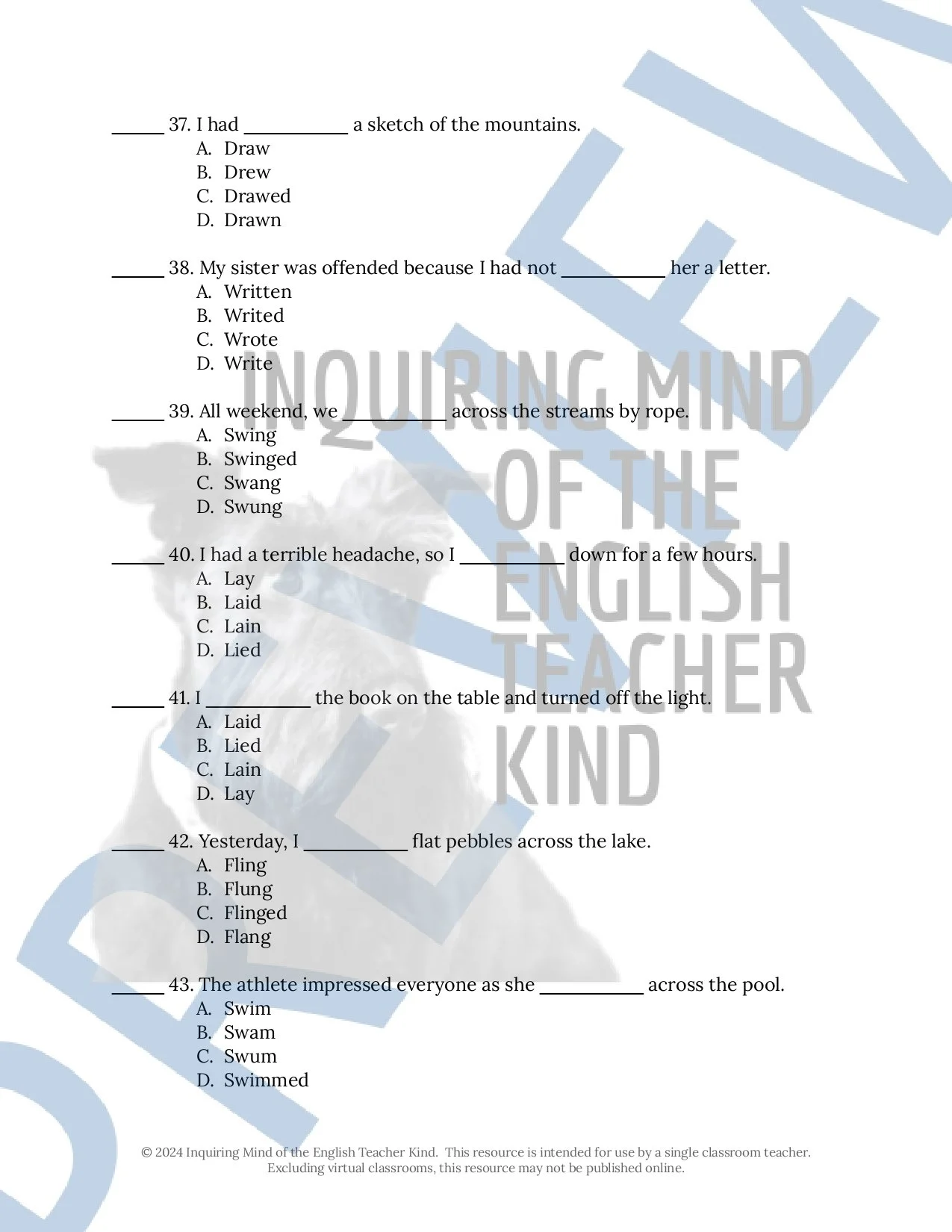 Grammar Practice Worksheet on Pronoun-Antecedent Agreement for High ...
