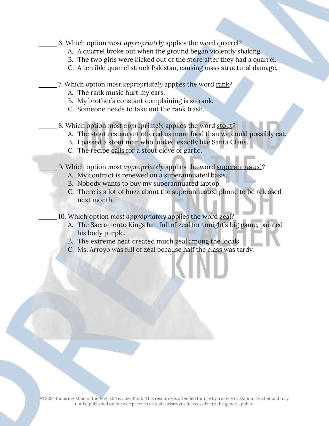 "Dead Men's Path" by Chinua Achebe Quiz, Close Reading, and Vocabulary ...