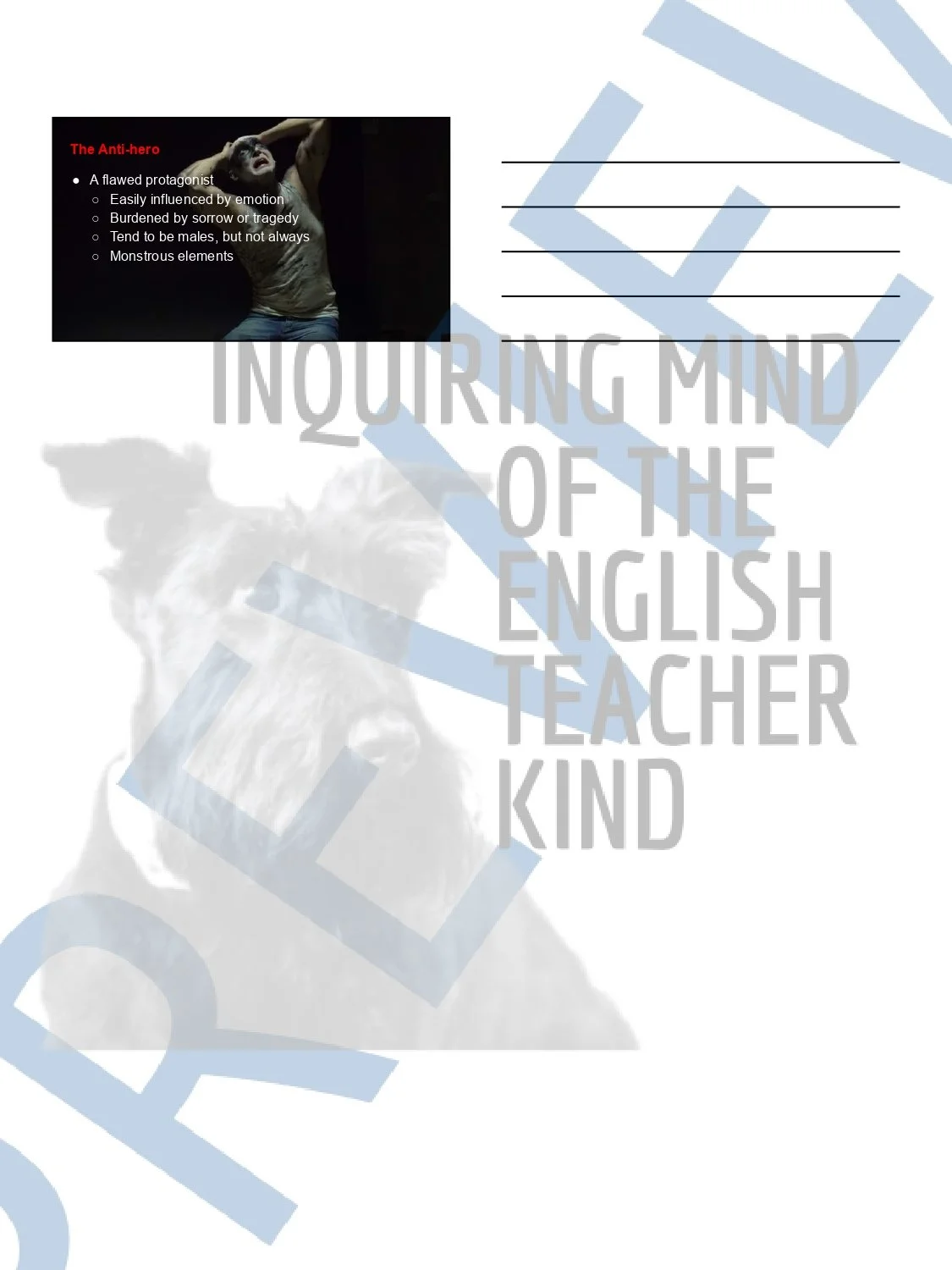 Creative Writing Unit Plan for Teaching Gothic Literature in High ...