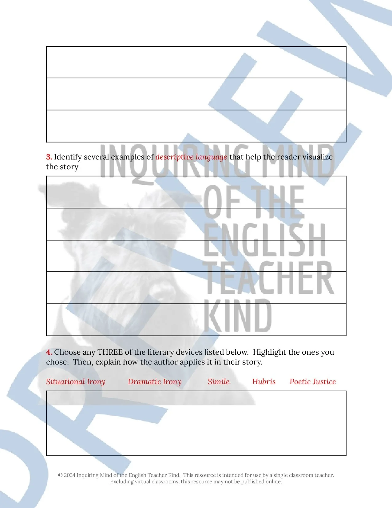High School Creative Writing Complete Semester Curriculum and Materials ...