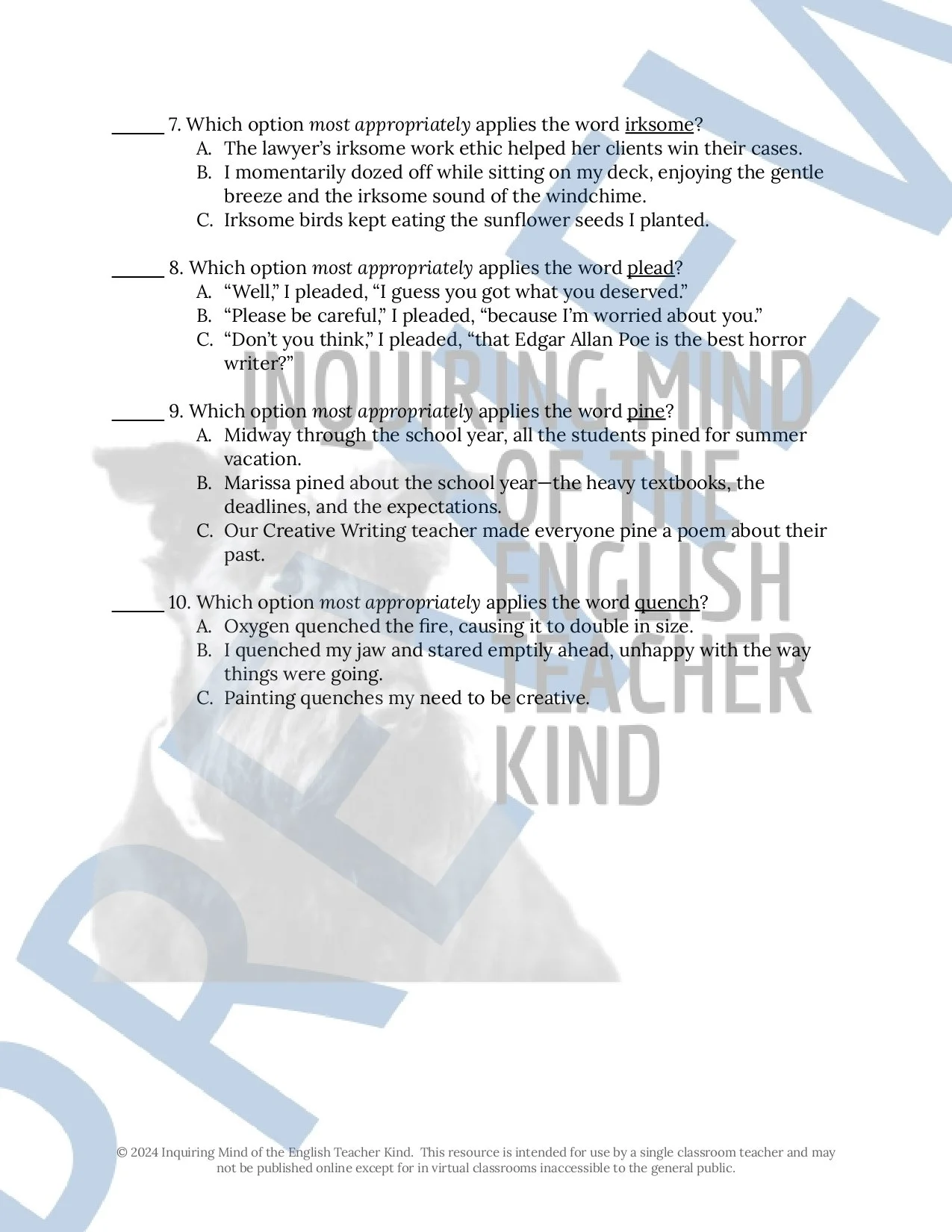 The Taming of the Shrew Act 1 Quiz, Close Readings, and Vocabulary ...